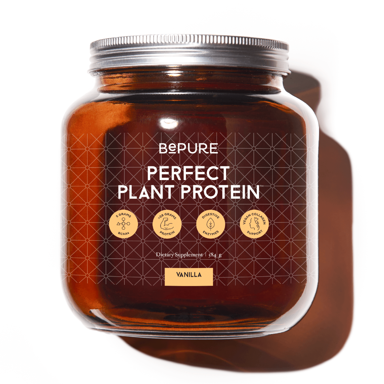 Perfect Protein Glass Jar | BePure Wellness